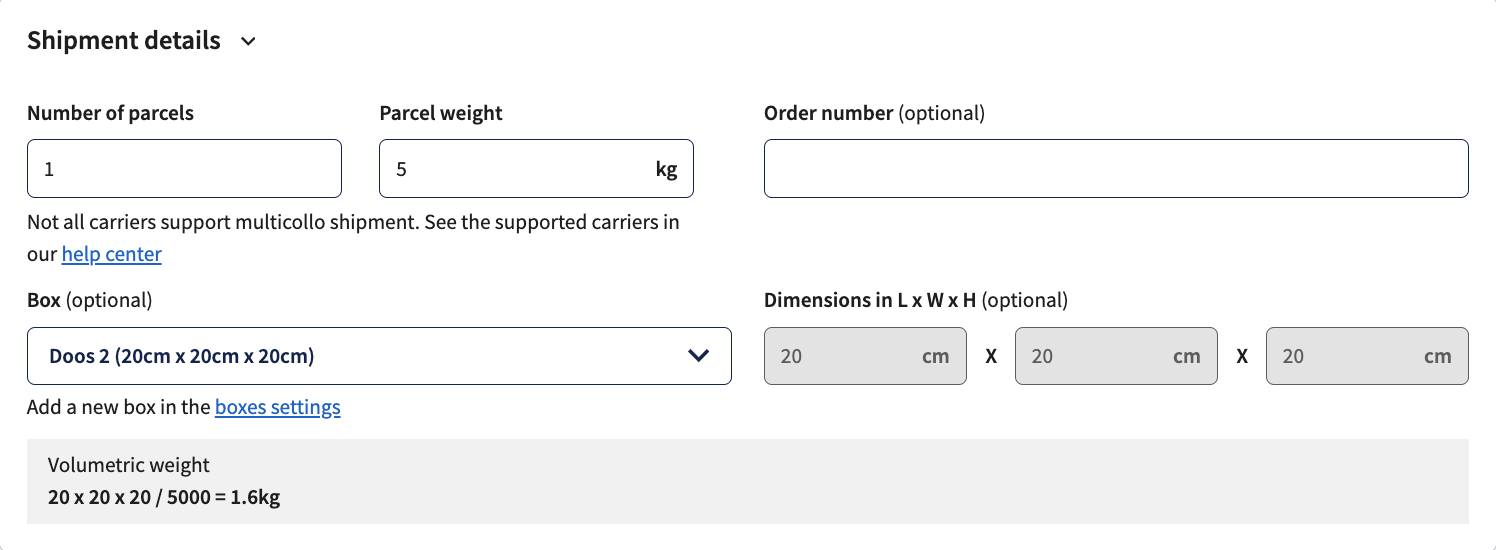 How to create an international shipment in Sendcloud – Sendcloud Help Center