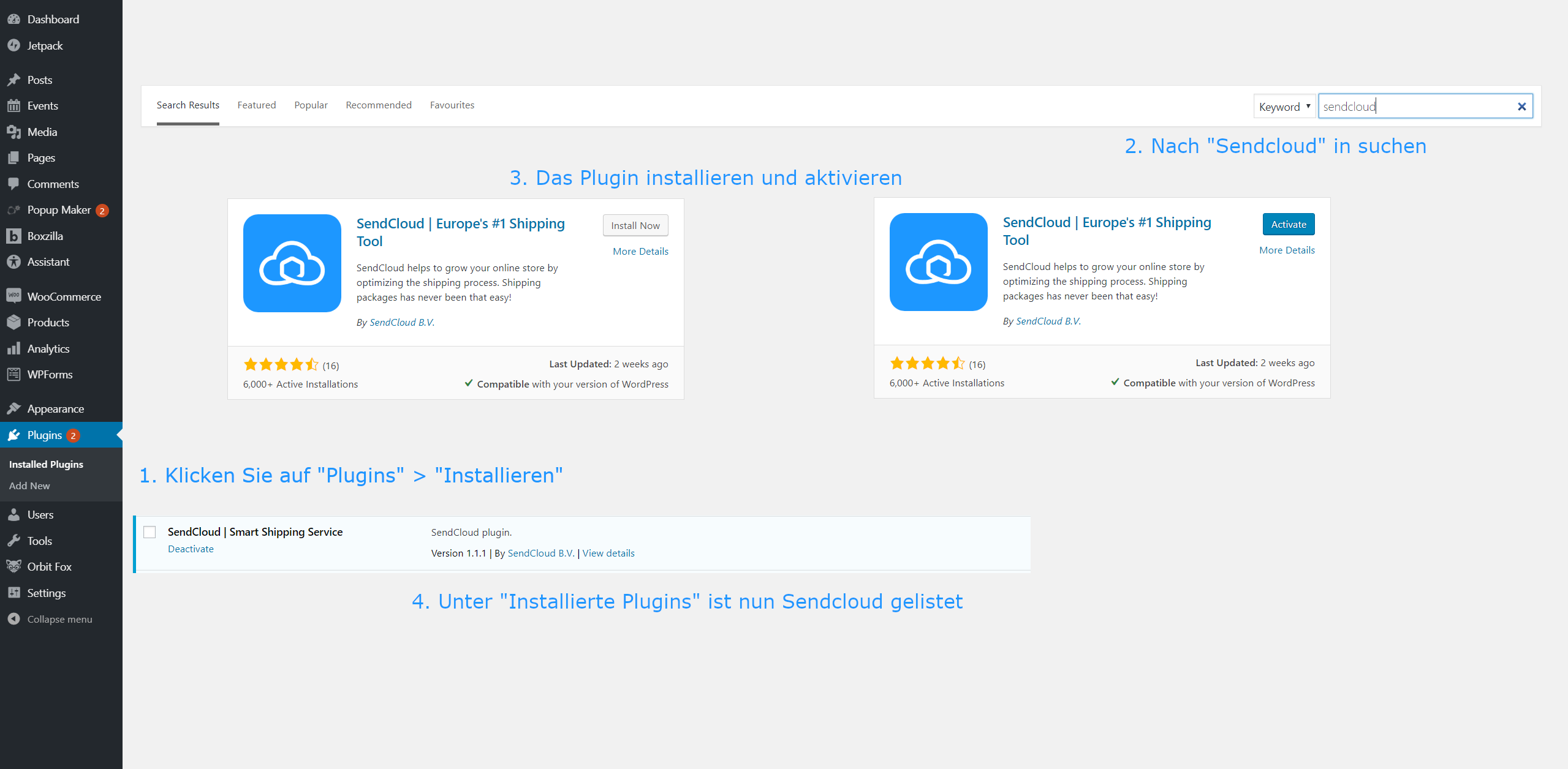WooCommerce Integration – Sendcloud Helpcenter
