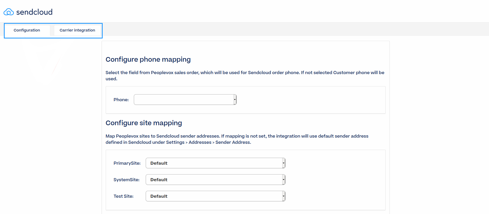 Peoplevox Integration – Sendcloud Help Centre