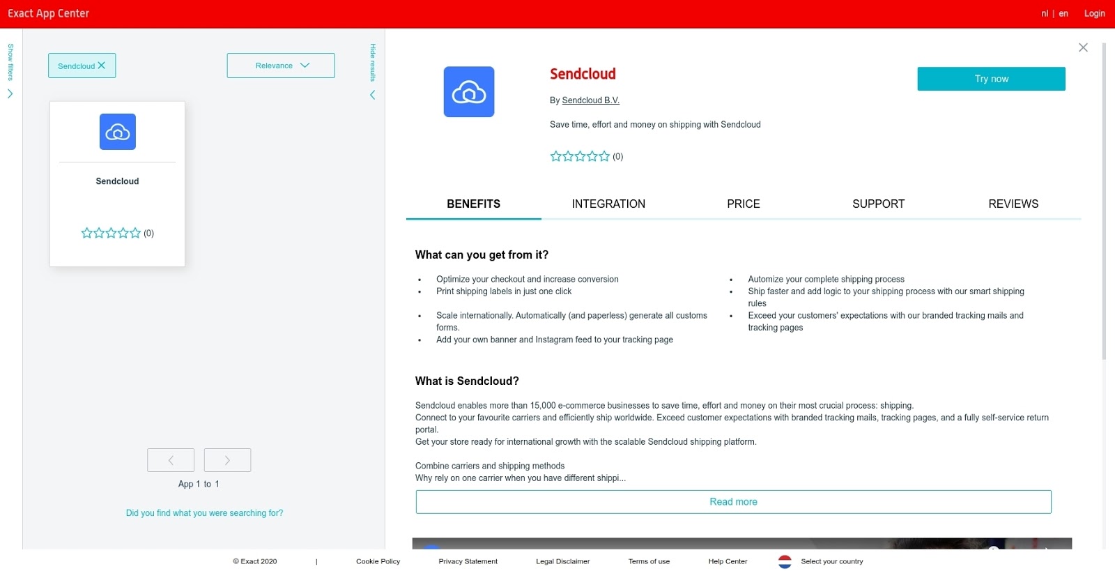 Exact Online integration – Sendcloud Help Center